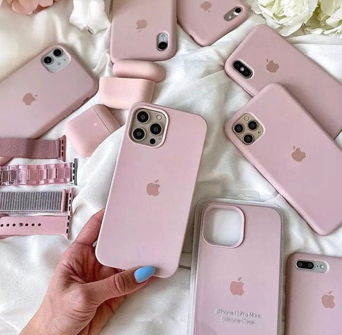 SAND PINK SILICON CASE – IPHONE COVERS