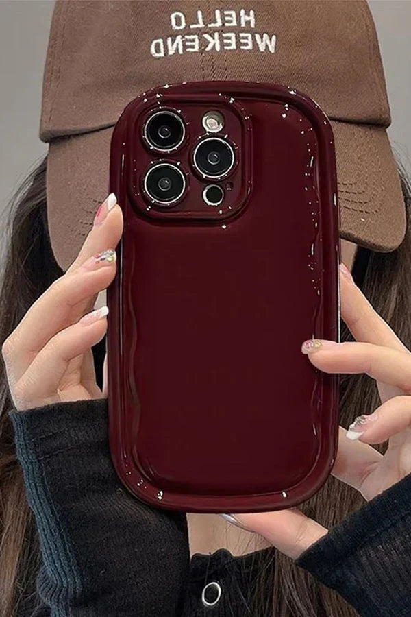 New Puff Burgundy iPhone Case – IPHONE COVERS